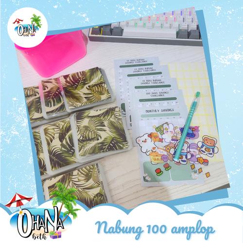 Jual 100 ENVELOPES BOX AMPLOP NABUNG CHALLENGE TANTANGAN MENABUNG 100 ...