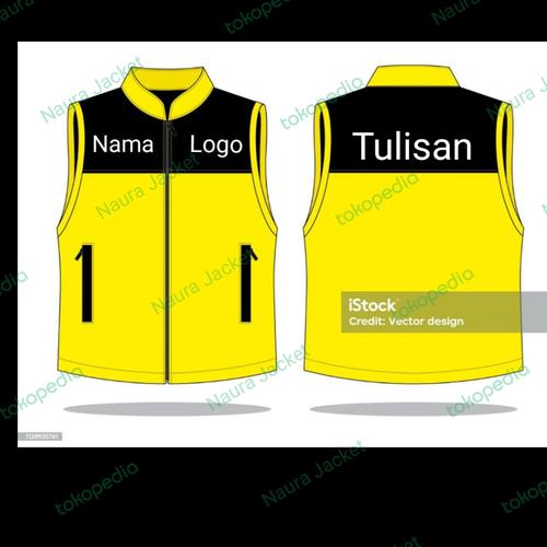 Jual Rompi custom dasar atas hitam/bordir sablon belum termasuk harga ...