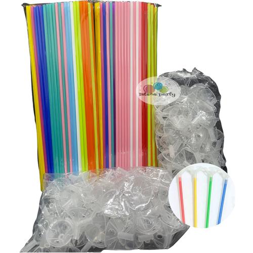 Jual GROSIR ISI 100 - Stik balon / stick and cup / pegangan balon ...
