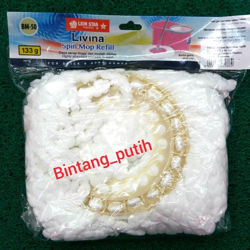 Jual REFIL PEL LIVINA SPIN MOP LION STAR BM 50 - Kota Bekasi - BINTANG ...