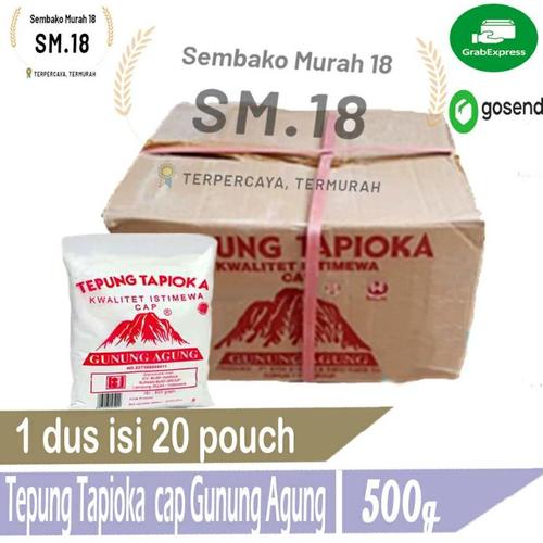 Jual TEPUNG TAPIOKA SAGU @ GR CAP GUNUNG AGUNG DUS ISI 20 PX - Jakarta ...