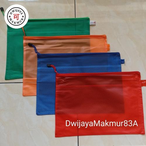 Promo Map Buku Sekolah / Map Zipper Bag Folio F4 (12 buah) - Hijau ...