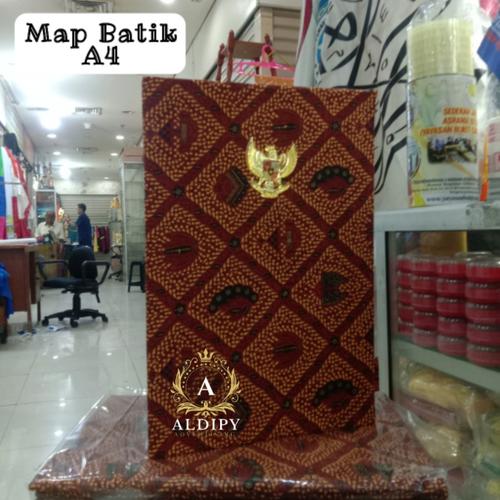 Jual Map Batik Upacara Garuda Pancasila Kuningan coating ukuran (A4 ...