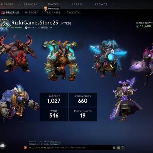 Jual ID DOTA 2 CRUSADER ARCANA PUDGE & ITEM LAIN MMR 2129 - Kota Bogor ...