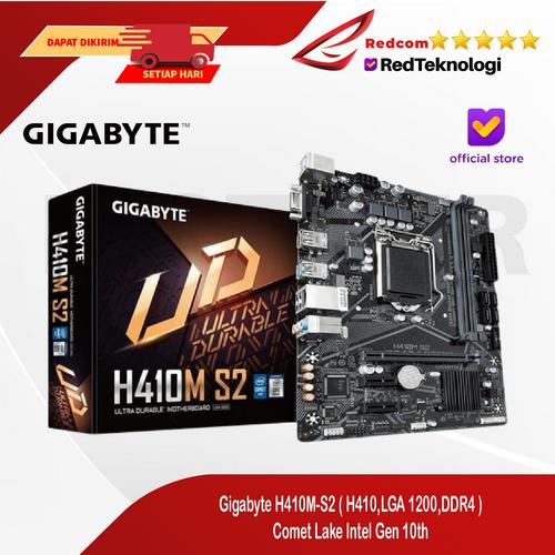 Jual Gigabyte H410M-S2 ( H410,LGA 1200,DDR4 ) Comet Lake Intel Gen 10th ...