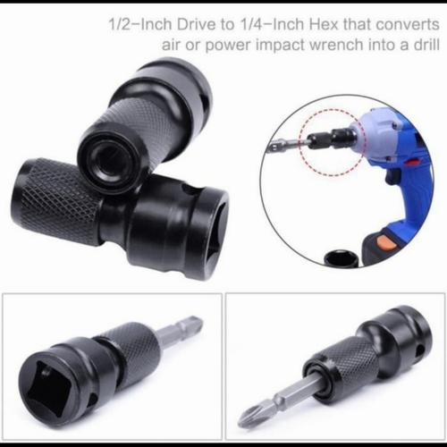 Jual Adaptor Adapter Sambungan Mesin Bor Impact Wrench 1/2" ke ...
