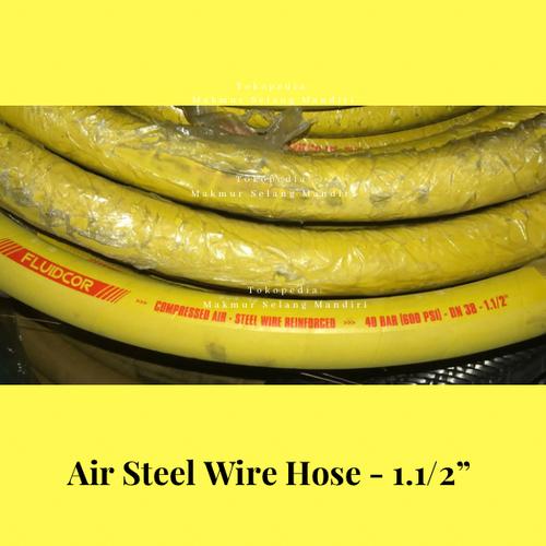 Jual Selang Air Steel Wire 40 bar 1 1/2" Fluidcor Compressed 1.1/2 hose ...