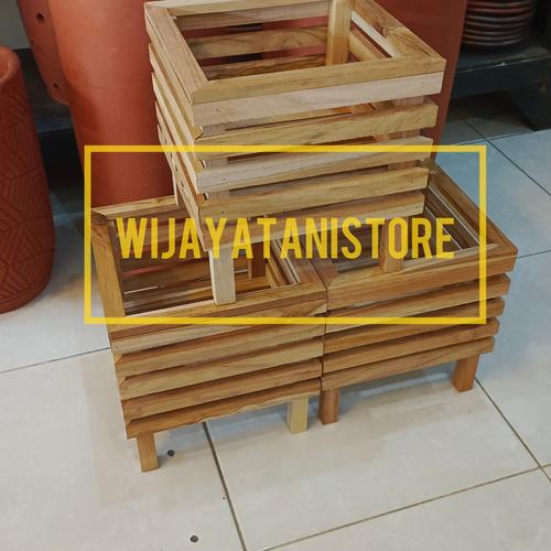 Jual Pot Kayu | Tatakan Pot Kayu | Pot Kayu Anggrek - Model Tempel ...