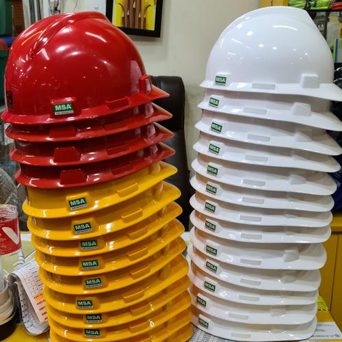 Jual HELM MSA LOKAL PUTIH komplit INNER + TALI DAGU - Hijau - Jakarta ...