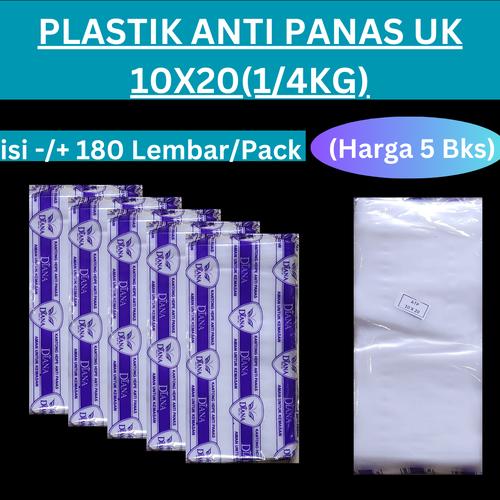 Jual Plastik Anti panas Uk 10x20 (1/4kg) isi 5 bks, Plastik tahan panas ...