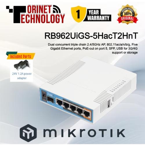 Jual Mikrotik RB962UiGS-5HacT2HnT Router Wireless (hAP-AC) - Jakarta ...