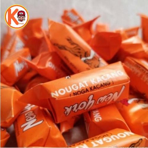 Jual 100 GR PERMEN KACANG NEW YORK / PERMEN SUSU KACANG JADUL / PERMEN ...