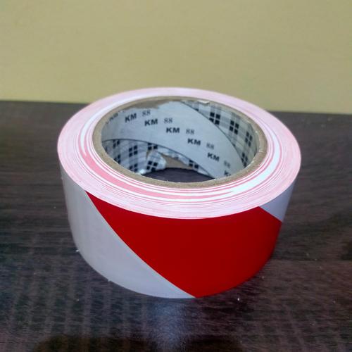 Jual Police Line Tape floor Marking Tape Garis Lantai Merah-Putih 24mmx33M - Jakarta Barat ...
