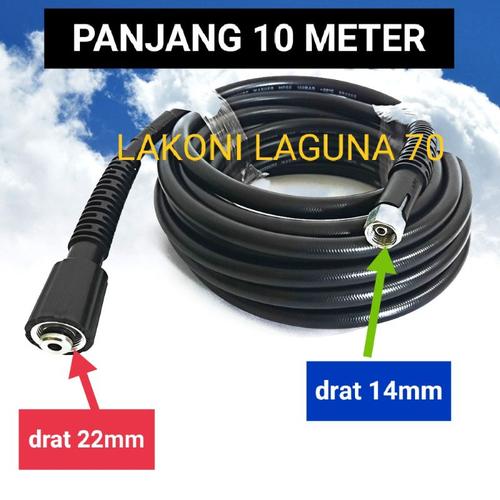 Jual Selang jet cleaner lakoni Laguna 70 panjang 10 meter steam cuci Ac ...