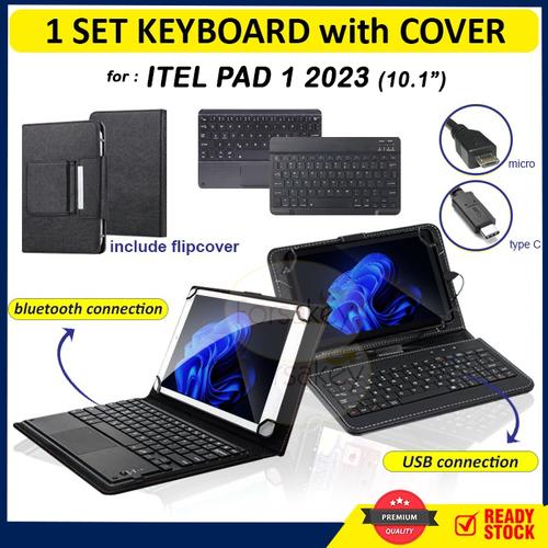 Jual iTel Pad 1 One Tab Tablet 10 Inch 2023 Keyboard Touchpad Trackpad ...
