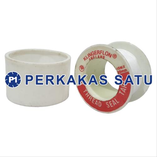 Jual SEAL TAPE 25MM X 12M KLINGERFLON ENGLAND 1" 1 INCI INCH X 12 METER ...