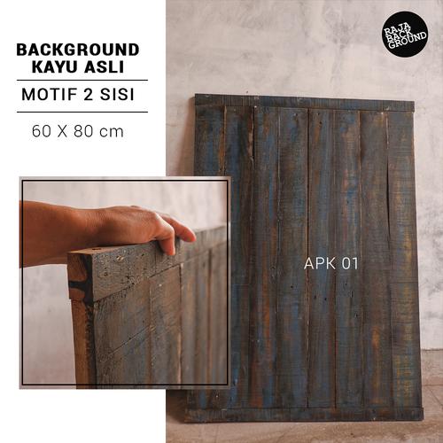 Jual Alas Foto / Background / walldeco KAYU ASLI - 60 x 80 | 2 sisi ...