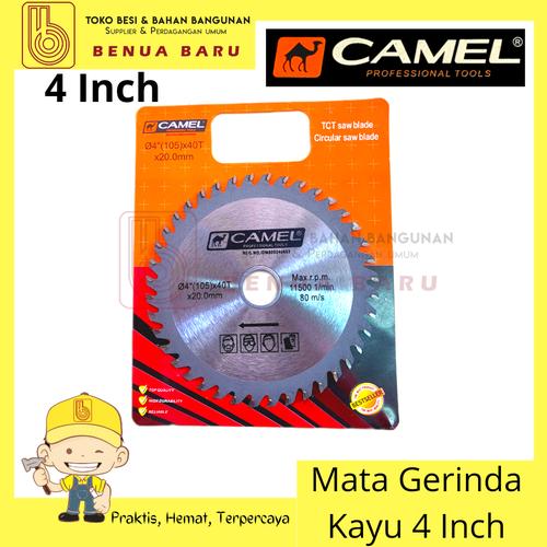 Jual Mata Gerinda Kayu 4 inch Camel / Mata Gerinda Saw Blade 4" Camel ...