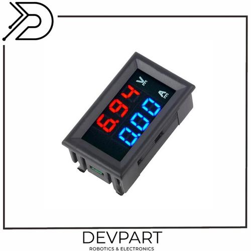 Jual ** VoltMeter dan AmpereMeter Display Combo DC 0-100V 10A ...