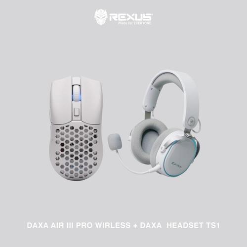 Jual NEW BUNDLING Rexus Mouse Wireless Daxa Air III + Headset Daxa TS1 ...