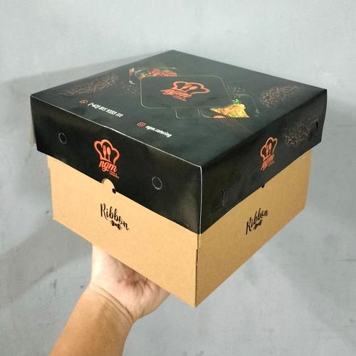 Jual Cetak Custom Full Color Cake / Kue Box / Dus, uk. 25 X 25 X 18 cm ...