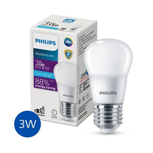 Promo Lampu Philips Bohlam Radiantline LEDBulb Mini 3W E27 Putih - Kota ...