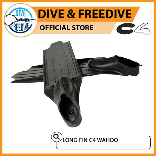 Jual Long Fin C4 Fins Freediving Wahoo Kaki Katak Spearfishing No ...