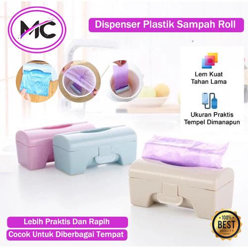 Jual Dispenser Plastik Sampah Roll Tempel Holder Wadah Kantong Plastik ...
