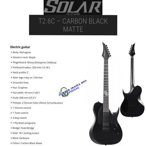 Jual SOLAR GUITARS T2.6C ELECTRIC GUITAR 6 STRING - Jakarta Barat ...