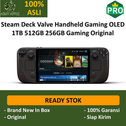 Jual Steam Deck Valve Handheld Gaming OLED 1TB 512GB 256GB Gaming ...