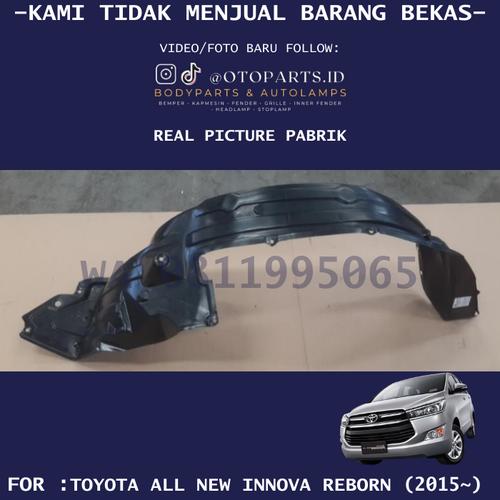 Jual INNER LINER FENDER PELINDUNG SPAKBOR DEPAN INNOVA REBORN 2015-2022 ...