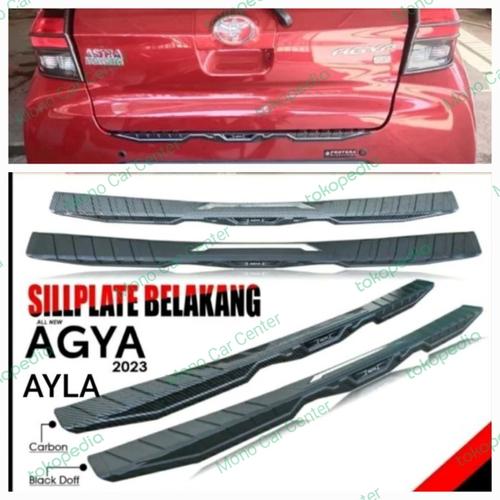 Jual Sillplate Sill Plate Belakang All New ayla 2023 2024 hitam carbon ...