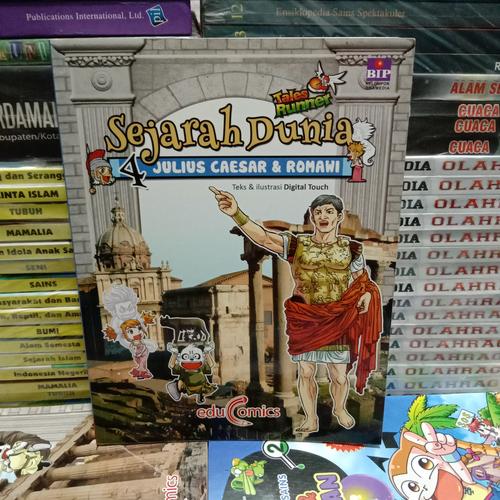 Jual Buku Ori Sejarah Dunia 4 JULIUS , CAESAR & ROMAWI BIP Educomics ...