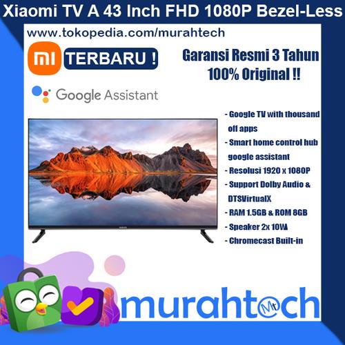 Jual Mi TV A2 43" 43 Inch FHD Smart TV Android 11 Mi Digital Dolby DTS - +Extra Bubble - Kota ...
