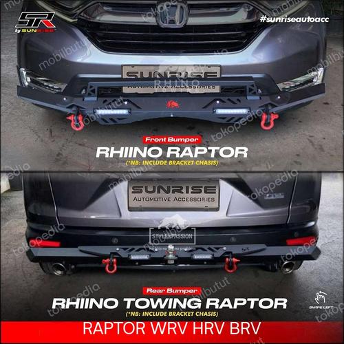 Jual TOWING BUMPER TANDUK RHINO RAPTOR HONDA BRV HRV WRV - tanduk ...