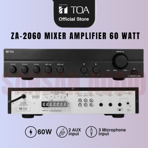 Jual ZA-2060 TOA MIXER AMPLIFIER 60 WATT - Jakarta Barat - san san ...