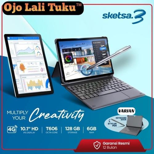 Jual Advan Sketsa 3 10.1" HD IPS 6GB 128GB Stylus Pen Keyboard Android ...