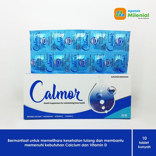 Jual Calmor Strip isi 10 Tablet / Membantu Memelihara Kesehatan Tulang ...