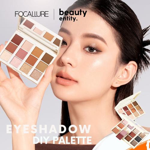 Promo FOCALLURE 3 Color DIY Eyeshadow Palette High Pigment Pro-Palette ...