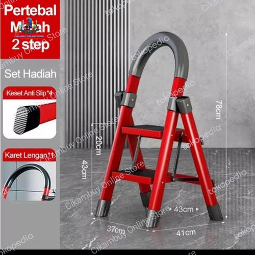 Jual Step Tangga Rumah Lipat Tangga Besi Household Steel Ladder baja ...