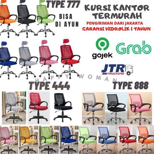Jual Kursi Kantor Kursi Hidrolik Kursi Kerja Jaring Putar Minimalis ...