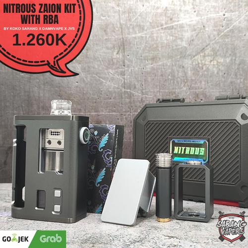 Jual NITROUS ZAION WITH RBA BY KOKO SARANG X DAMNVAPE - Jakarta Barat ...