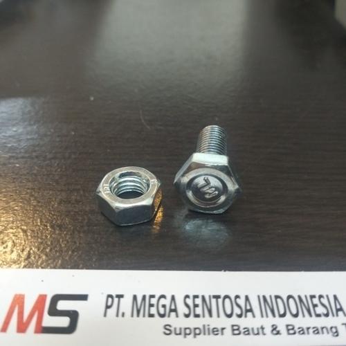 Jual baut mur putih m12 x 40 galvanis - Jakarta Barat - Aluminium kit indonesia | Tokopedia