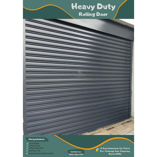 Jual Rolling door pintu besi heavy duty untuk industri pergudangan ...