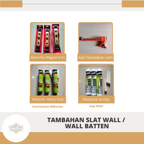 Jual Tambahan Slat Wall Dekorasi Dinding Batten - Acr Gap Filter - Kota ...