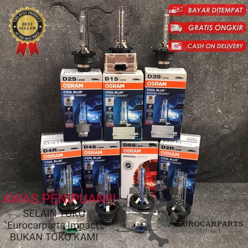 Jual LAMPU HID MOBIL OSRAM D1S D2S D2R D3S D4S D4R D8S BOHLAMP XENON ...