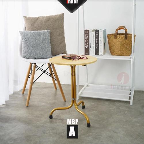 Jual Indor.Id Meja Bulat Aesthetic Meja Bundar Industrial Bahan Kaki ...