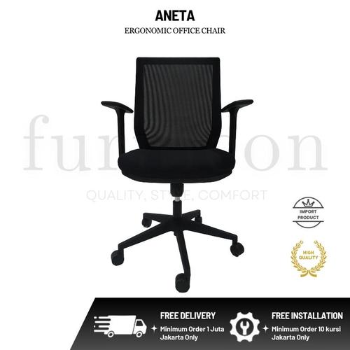 Promo Kursi Kantor Ergonomis Furnicon Aneta / Kursi Kerja Office Chair ...