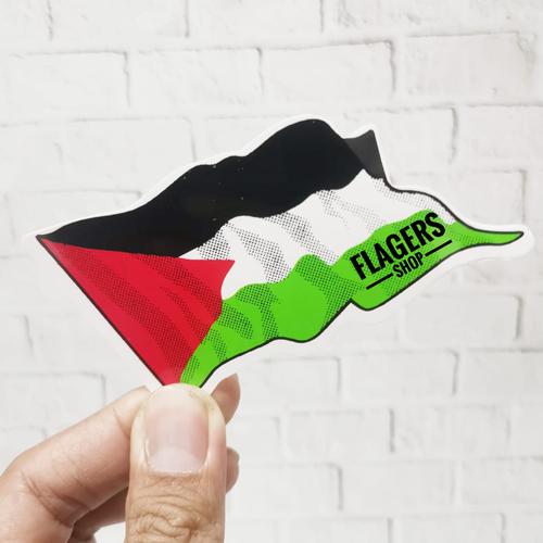 Jual STIKER PALESTINA BERKIBAR / STIKER BENDERA NEGARA / FLAG STICKER ...