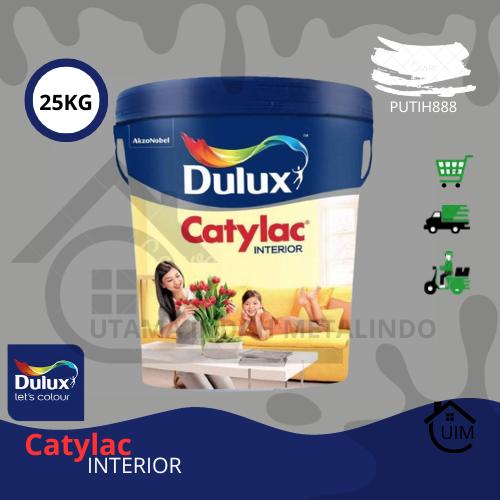 Jual CAT TEMBOK DULUX CATYLAC INTERIOR PUTIH 888 25KG - Kota Bekasi ...
